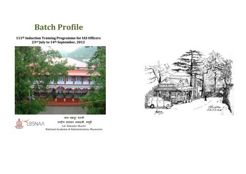 Batch Profile - lbsnaa