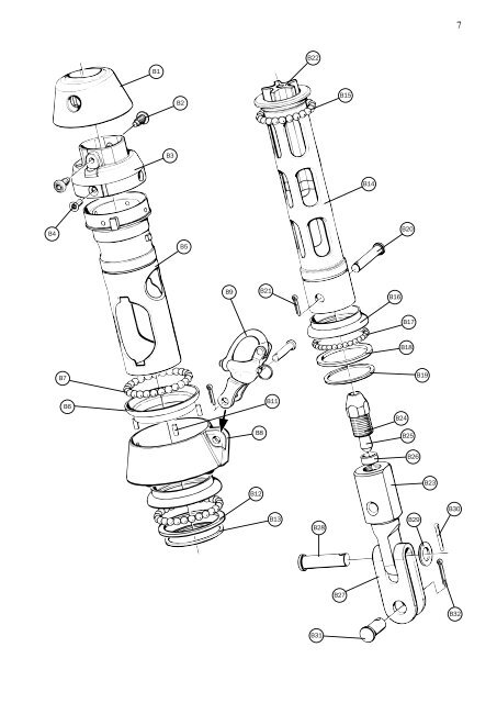 6 Lower swivel Descriptio