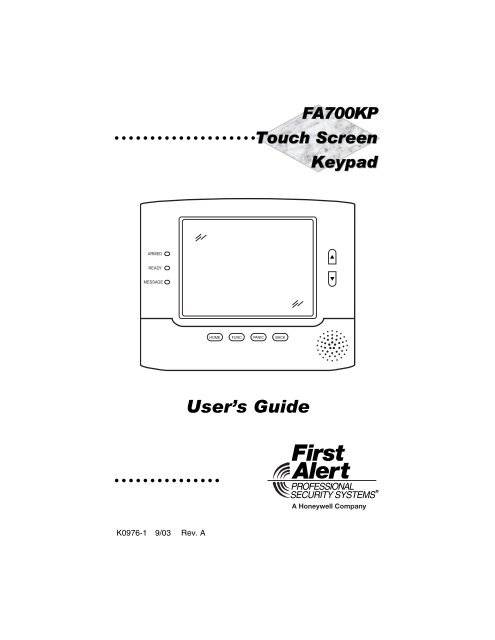 FA700 - Telsco Alarm Systems