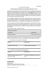 Extenuating Circumstances