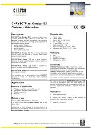 CHRYSOÂ®Plast Alpha 55 - Chryso.com
