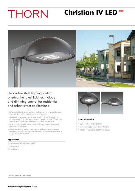 Christian IV LED - THORN Lighting