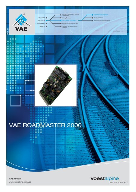 VAE ROADMASTER 2000 - voestalpine