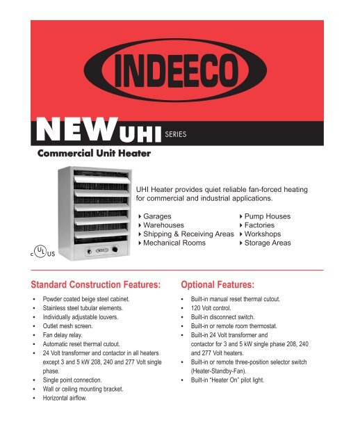 Commercial Unit Heater