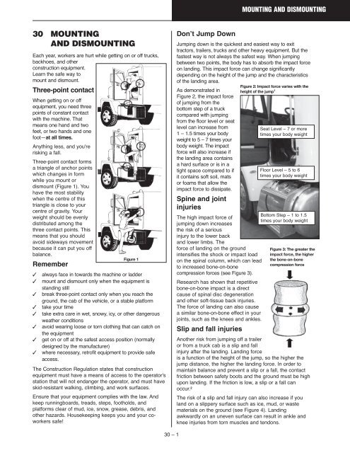 Mounting and Dismounting