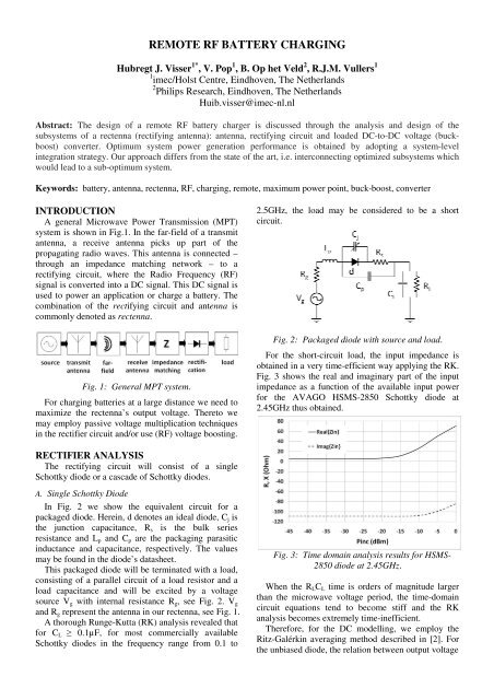 Remote RF Battery Charging - Control and Power