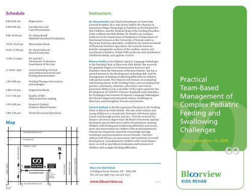 Pediatric Feeding brochure - Holland Bloorview Kids Rehabilitation ...