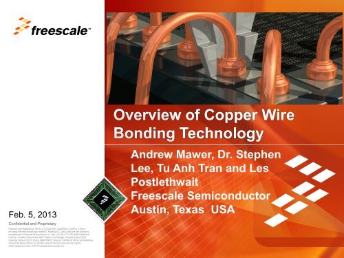 Overview of Copper Wire Bonding Technology - SMTA