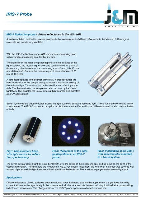 IRIS-7 Probe - J&M Analytik AG