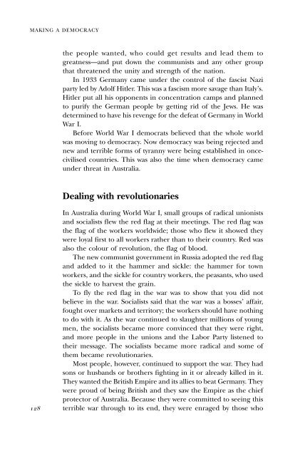 Australia's Democracy pp 128-140 - Civics and Citizenship Education