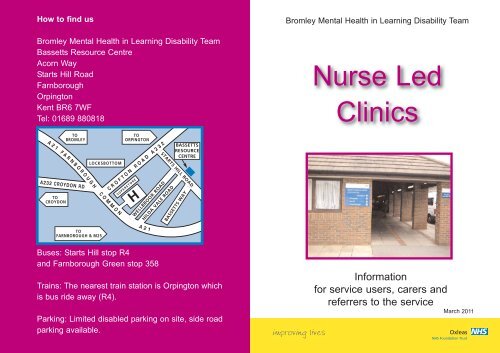referrer carer nurse led clinic_Layout 1 - Oxleas NHS Foundation Trust