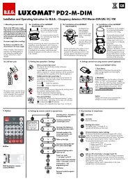 B.E.G. LUXOMAT® PD2-M-2C/PD2-S