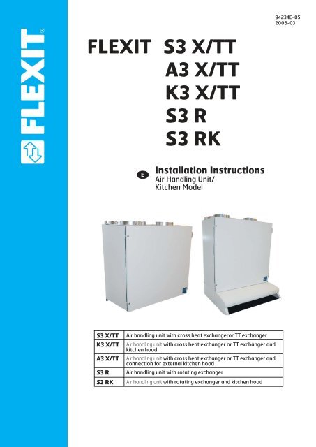 Installation Instructions - Flexit
