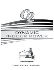 CONCEPT2 INDOOR ROWER PACE CHART