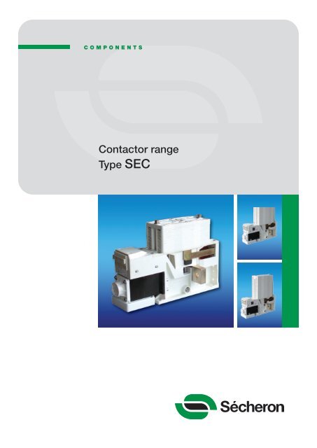Contactor range Type SEC - Secheron