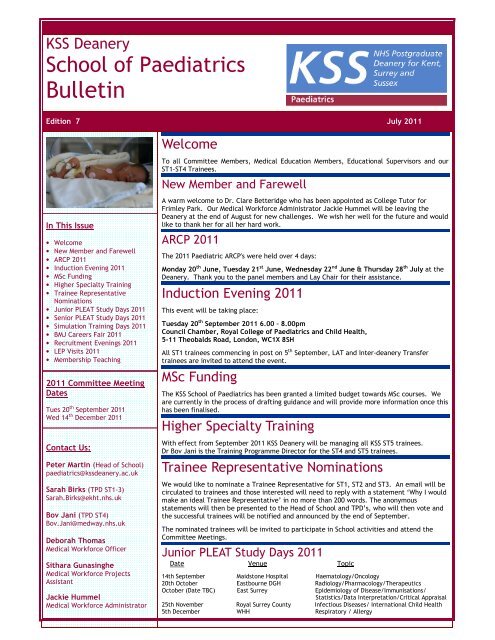 Bulletin - KSS Deanery