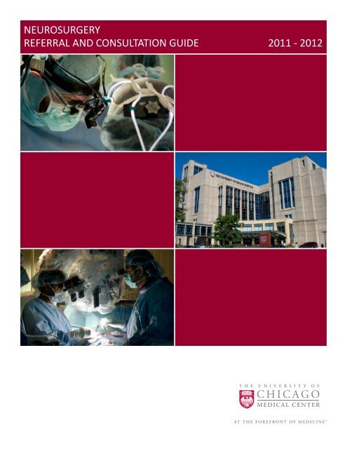 neurosurgery referral and consultation guide 2011 - The Department ...