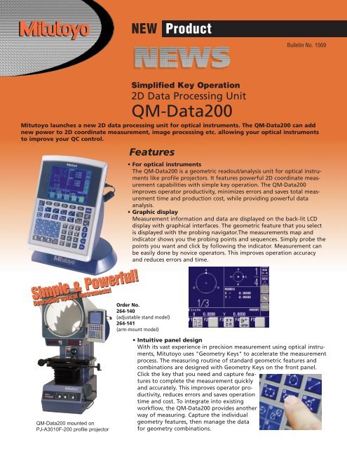 QM-Data200 - Mitutoyo America Corporation