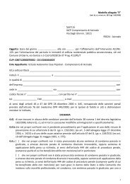 DICHIARAZIONE AI SENSI DELL'ART. 46 D.P.R. 445/2000 Io ...