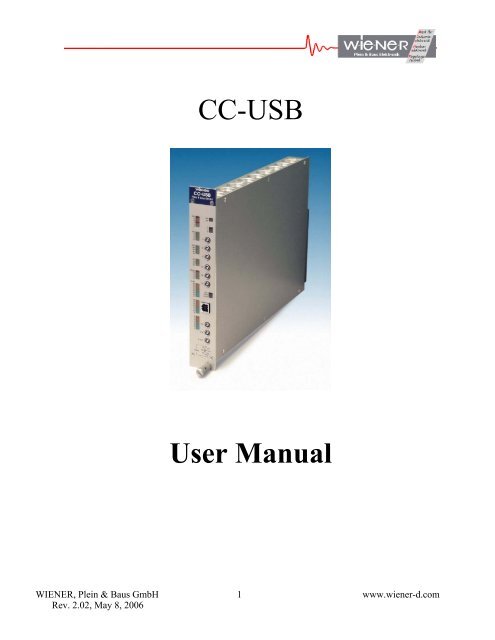CC-USB User Manual - MICE