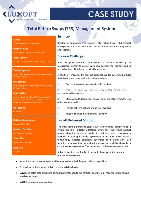 Trs Management Fl – Calcul TRS, TRG, TRE : Guide Complet et Exemples ...