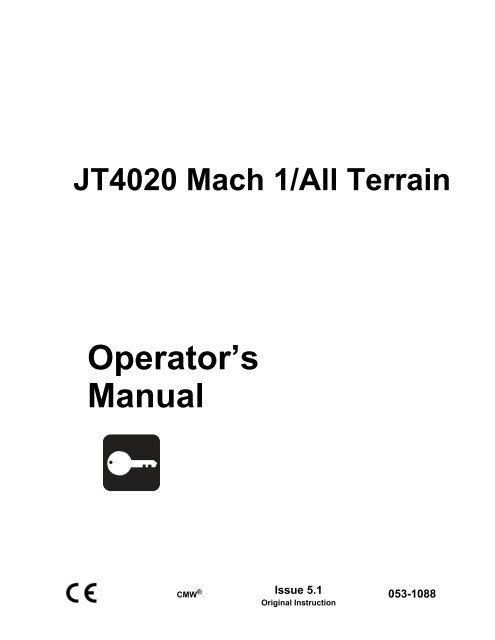 JT4020 Manual - Ditch Witch