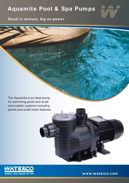Aquamite Pool & Spa Pumps - The Swimming Pool Store
