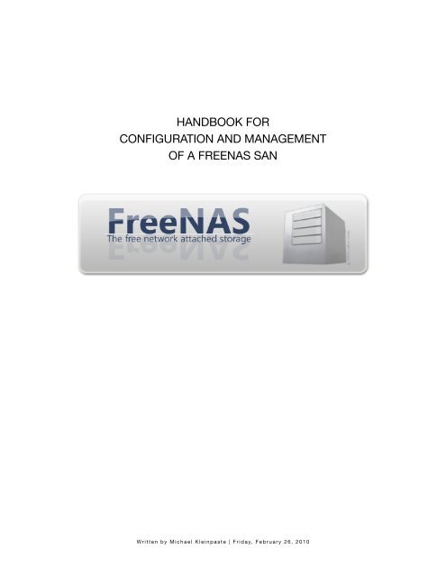 Freenas Server Manual Spiceworks Community