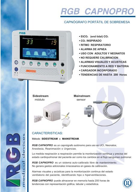 RGB CAPNOPRO - RGB Medical Devices