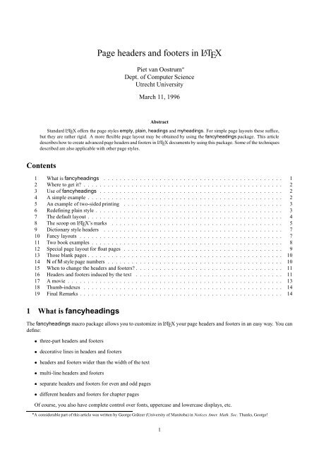 Removing Header From First Page Latex Bapapparel