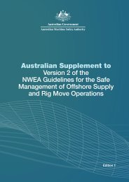 AMSA Form 19 - Australian Maritime Safety Authority
