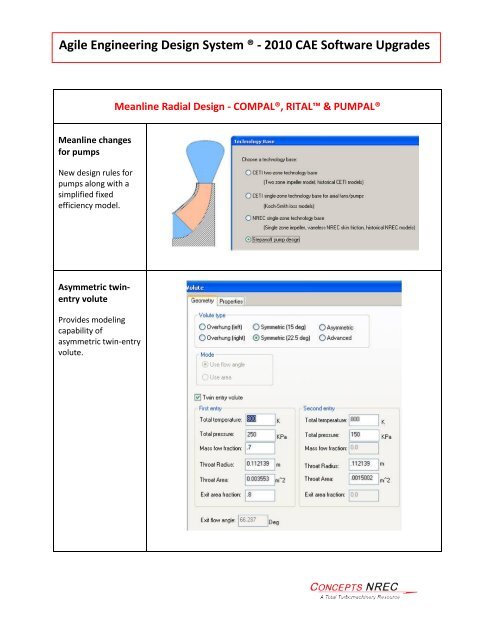 Agile Engineering Design System Â® - 2010 CAE ... - Concepts NREC
