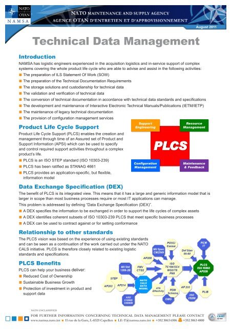 Technical Data Management - NSPA - Nato
