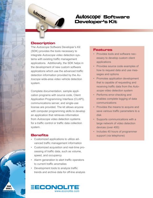 Download Data Sheet - Econolite