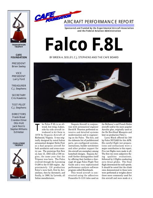 Falco F.8L - CAFE Foundation