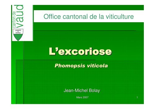 (Microsoft PowerPoint - Excoriose_simplifi\351.ppt) - vitiplus.ch