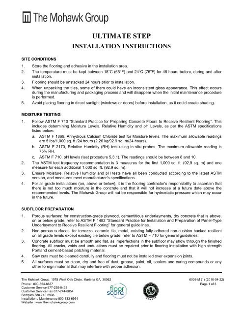 Ultimate Step Installation - Mohawk Group