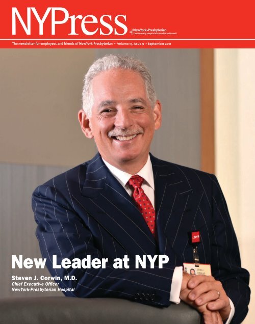New Leader at NYP - New York Presbyterian Hospital