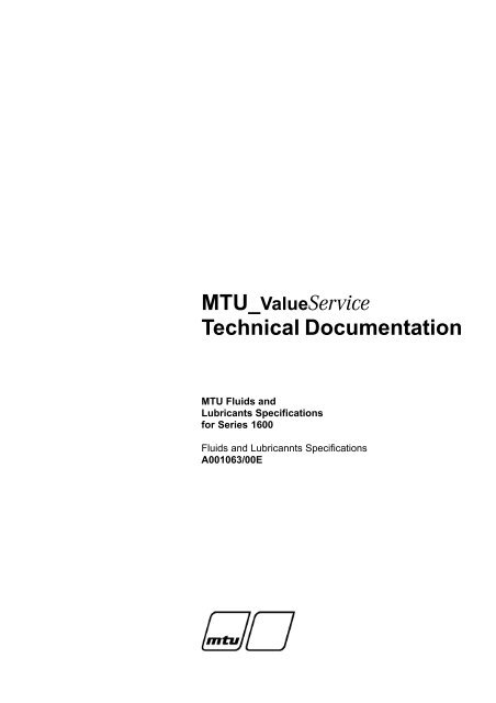 MTU_ValueService Technical Documentation