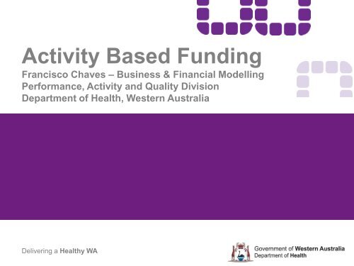 Activity Based Funding