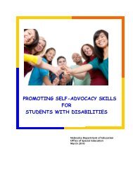 Self Advocacy Brochure - NDE Transition