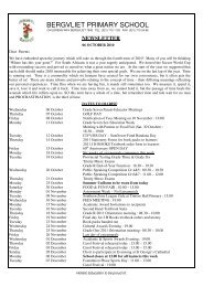 BERGVLIET PRIMARY SCHOOL