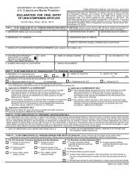 INWARD CARGO MANIFEST FOR VESSEL UNDER FIVE ... - Forms