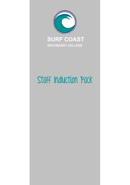Staff Induction Pack