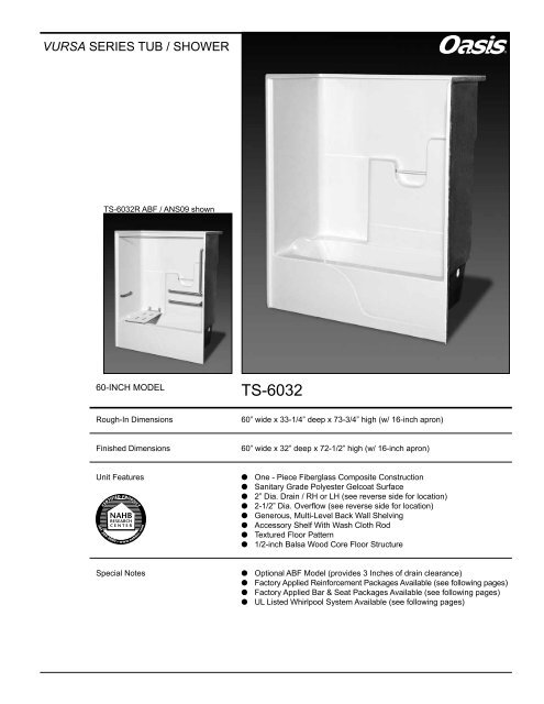 TS-6032 - Oasis Bath