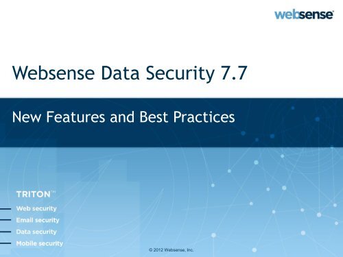 view Slides (PDF) - Websense