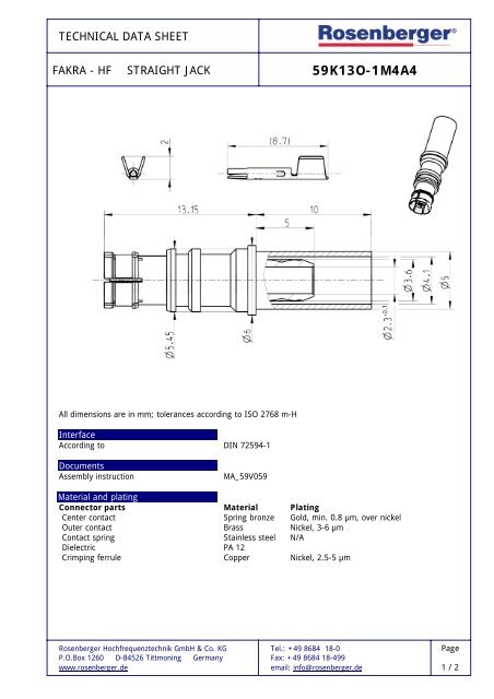59K13O-1M4A4 - rosenberger.de