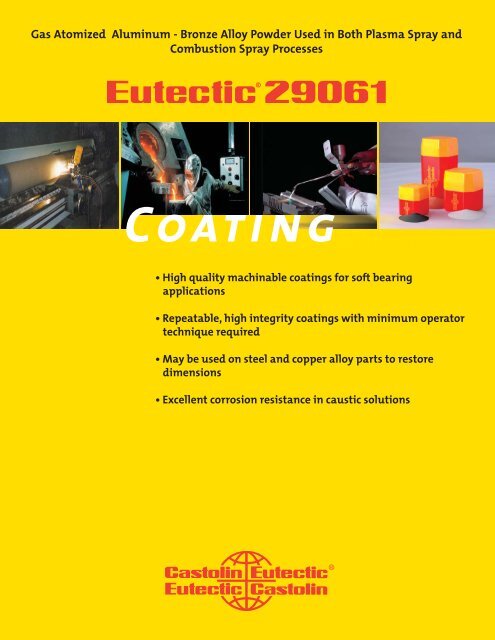 Eutectic 29061.indd - Castolin Eutectic