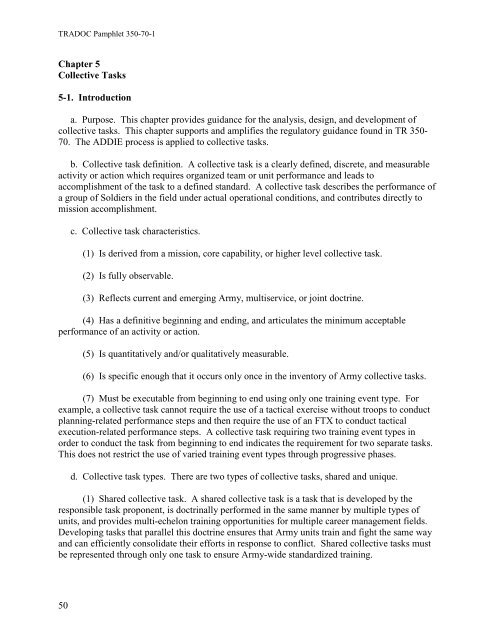 TRADOC Pamphlet 350-