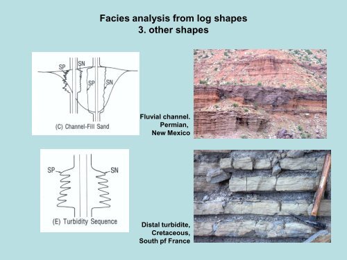 Facies analysis from log